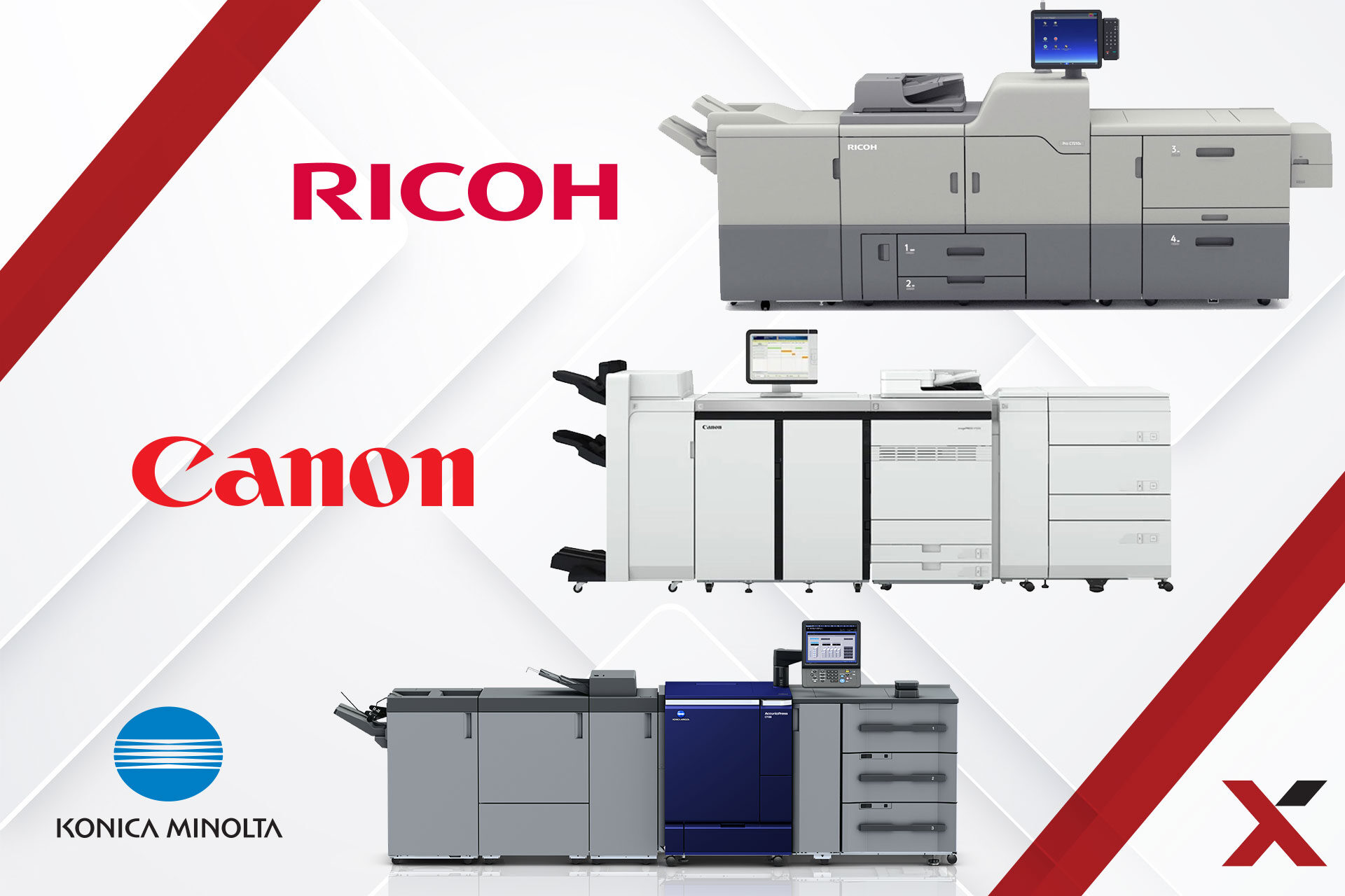 Konica Minolta Vs Canon Vs Ricoh — Production Printer Reviews - FlexTG Blog